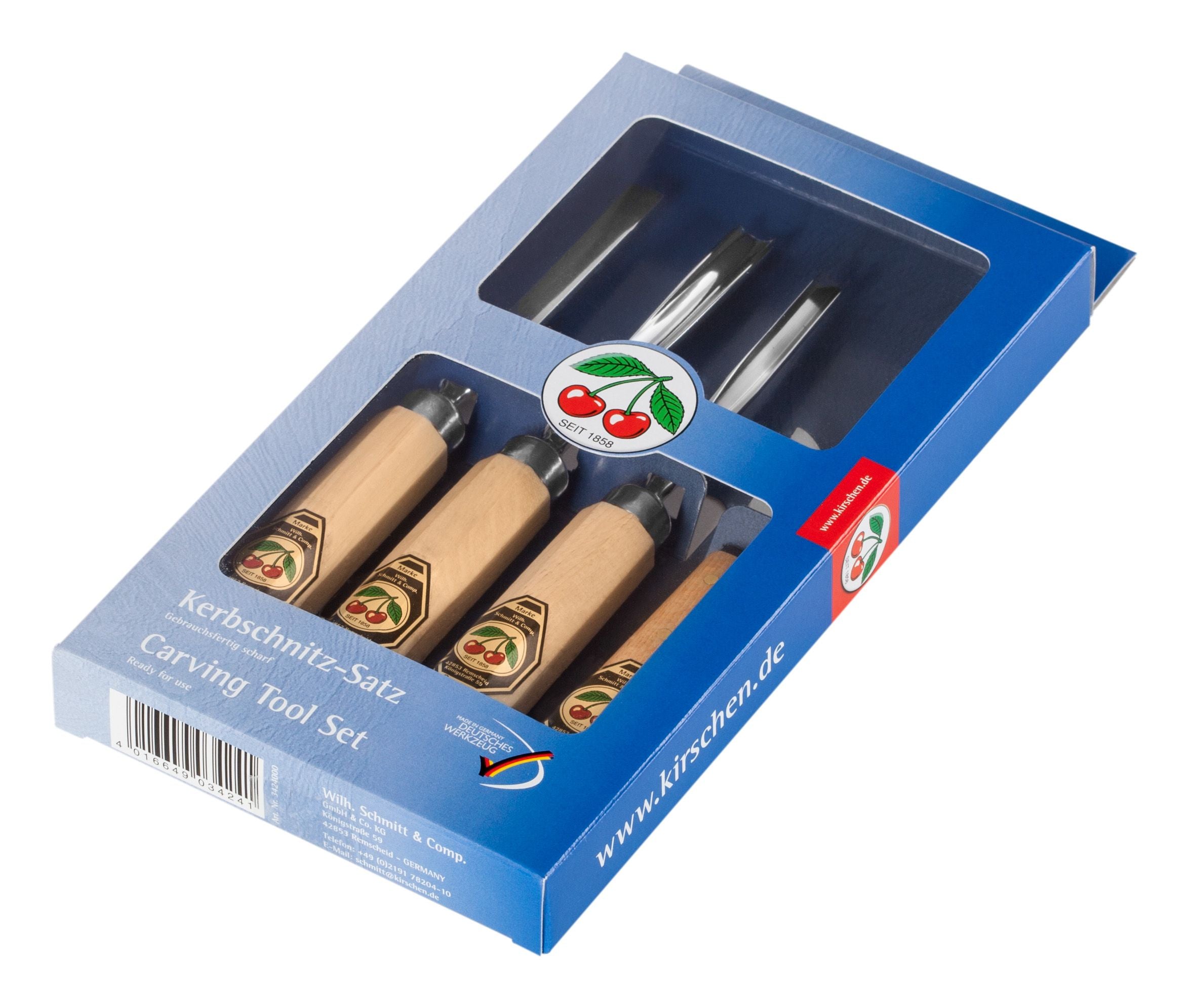 4pce Assorted Woodcarving Set – Harrison's Hardware